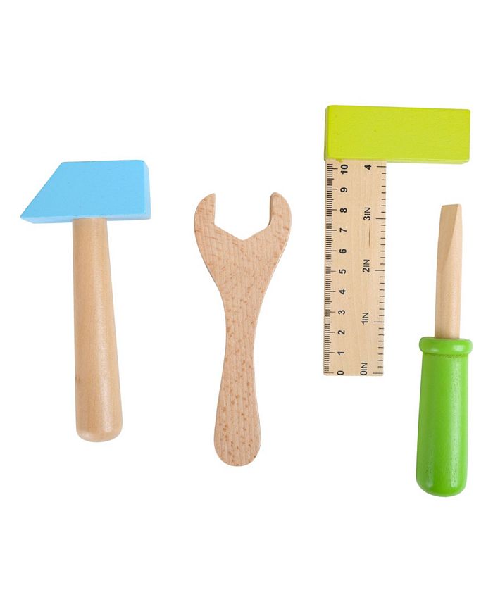 Legler USA Small Foot Wooden Toys Tool Belt and Accessories Adjustable ...