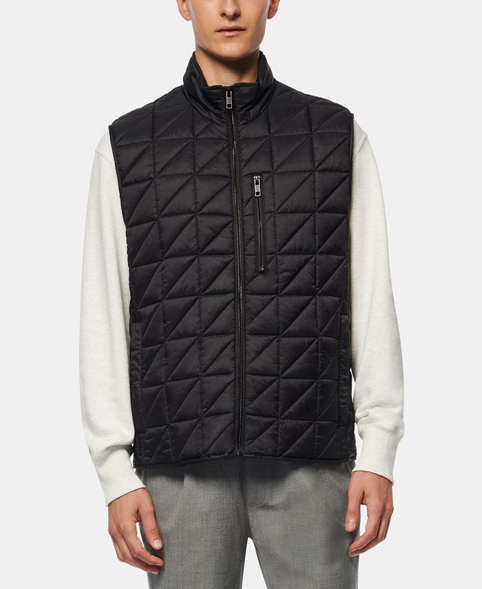 Marc New York Men's Bramble Quilted Vest - Macy's