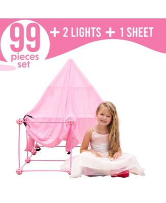 Funphix Girls Princess Castle Kit, 99 Pieces - Macy's