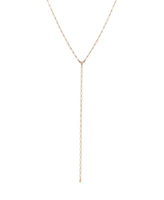2028 Women's Rose Gold Tone Chain Y Necklace - Macy's