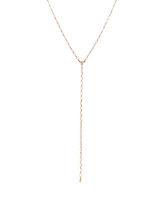 2028 Women's Rose Gold Tone Chain Y Necklace - Macy's