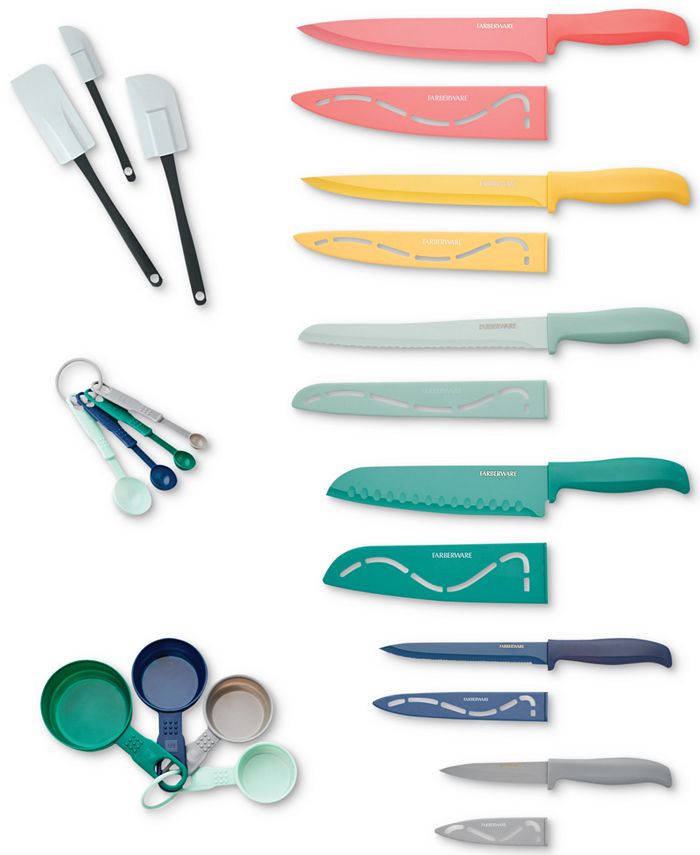 Farberware 23-Pc. Resin Kitchen Cutlery & Gadget Set - Macy's