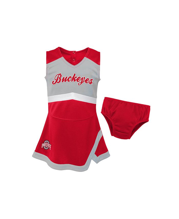 Outerstuff Girls Ohio State Buckeyes Cheer Captain Dress - Macy's