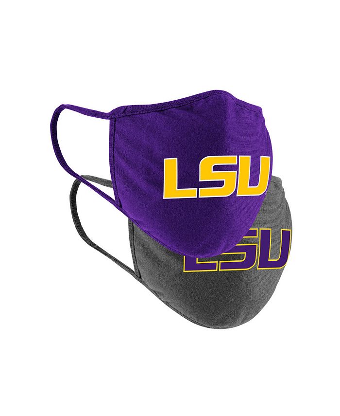 Colosseum LSU Tigers Face Mask, 2-Pk. - Macy's