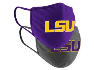 Colosseum LSU Tigers Face Mask, 2-Pk. - Macy's