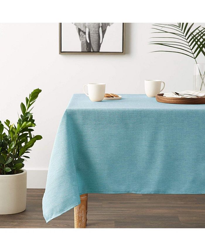 Violet Table Linens Solid Pattern Tablecloth - Macy's
