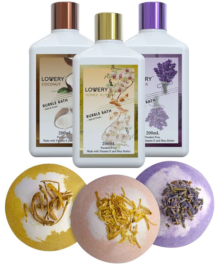 Lovery Coconut, Lavender, Jasmine, Honey and Almond Body Care 13 Piece ...
