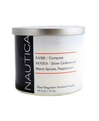 Nautica Compass Candle, 14.5 oz - Macy's
