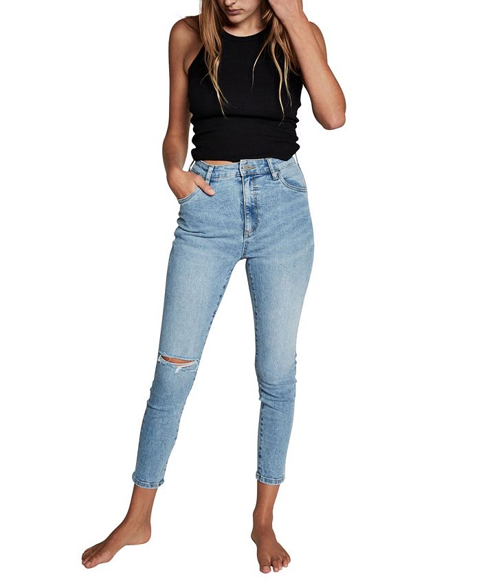 COTTON ON Women's High Rise Cropped Skinny Jean & Reviews - Jeans ...