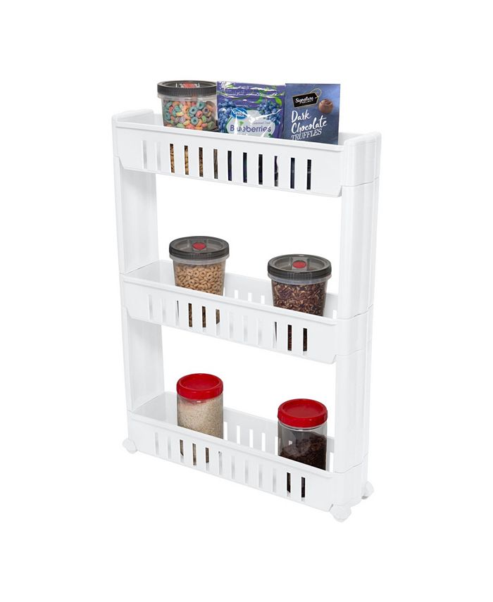 Simplify 3 Tier Slim Slide Out Storage Cart - Macy's