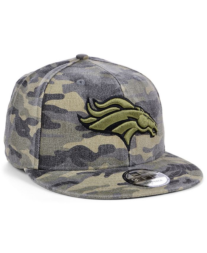 New Era Men's Denver Broncos Worn Camo 9FIFTY Cap - Macy's