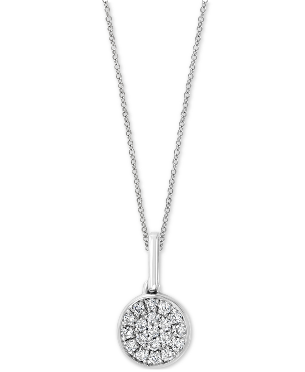 Click here for Effy Diamond Pave Cluster 18 Pendant Necklace (1/1... prices