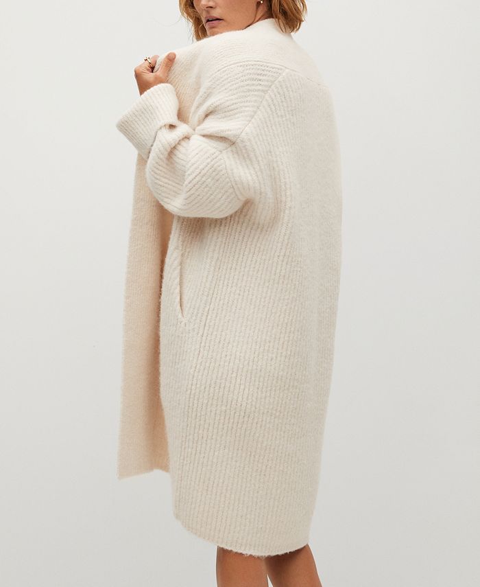 MANGO Women's Chunky Knit Cardigan - Macy's