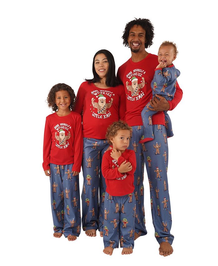 Munki Munki Matching Baby Star Wars Holiday Chewbacca Family Pajama One ...
