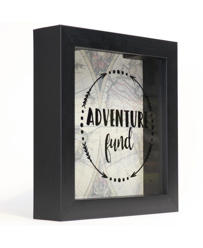 Lawrence Frames Adventure Fund Black Shadow Box, 8" x 8" - Macy's