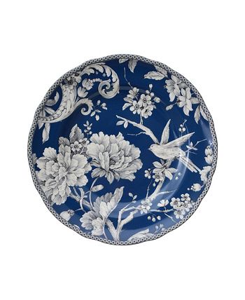 222 Fifth Adelaide Toile 16 Piece Dinnerware Set, Service for 4 - Macy's