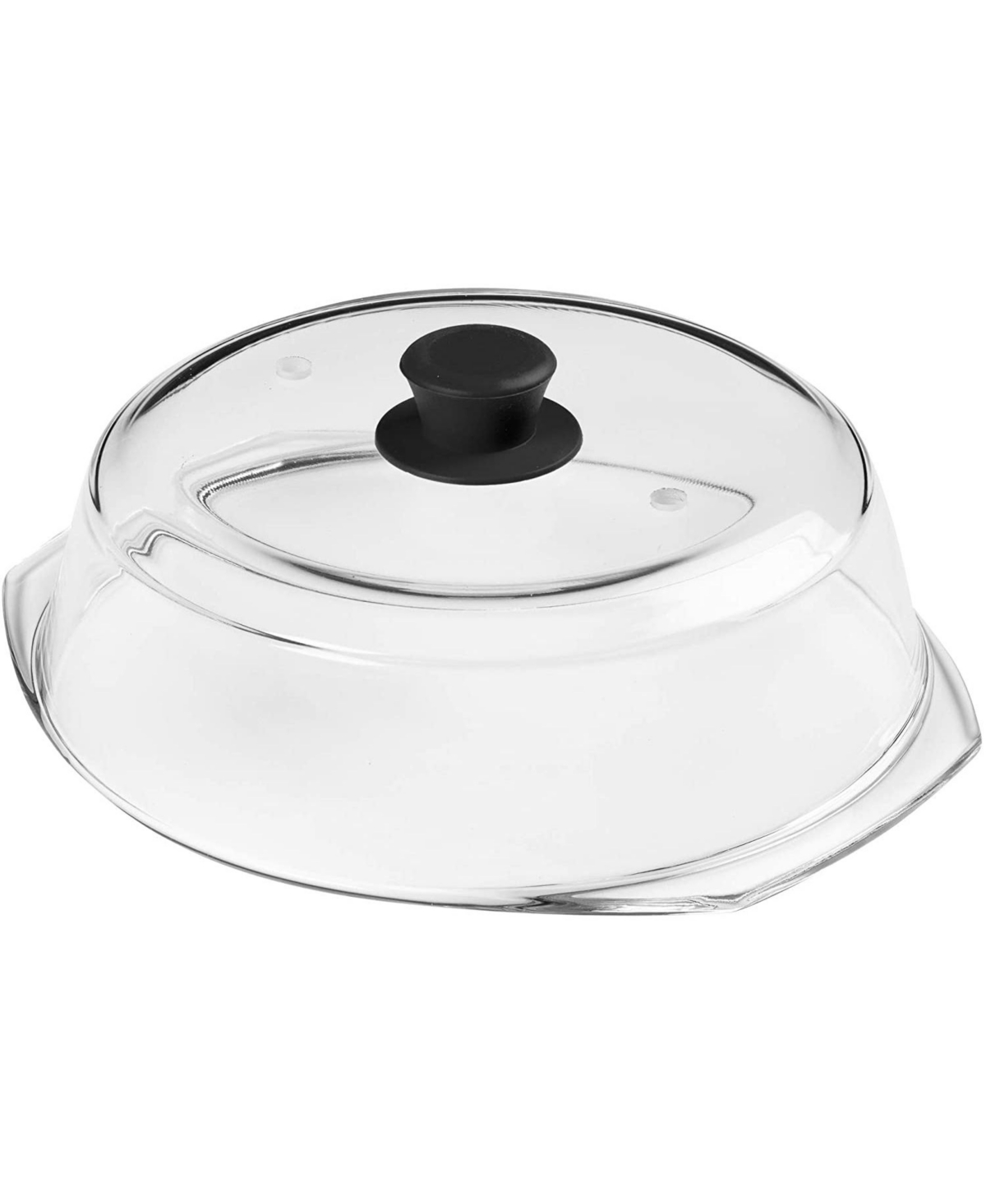 Click here for Bezrat Microwave Tall Glass Plate Cover - Black prices