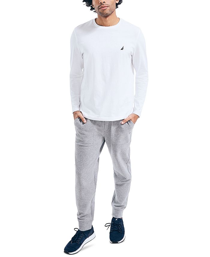 Nautica Men's J-Class Logo Classic-Fit Crew Long-Sleeve T-Shirt - Macy's