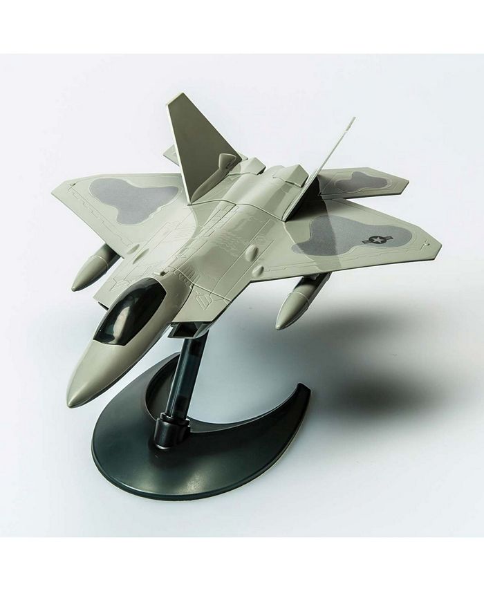 Airfix Quickbuild Lockheed Martin F22 Raptor Jet Brick Building Plastic ...