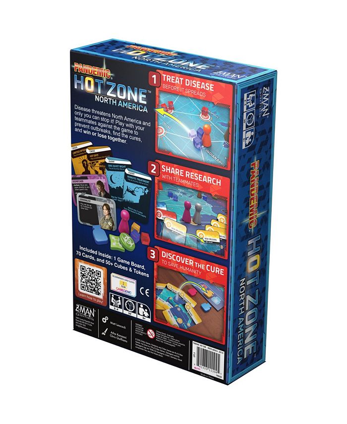Asmodee Editions Pandemic: Hot Zone: North America Cooperative Board ...