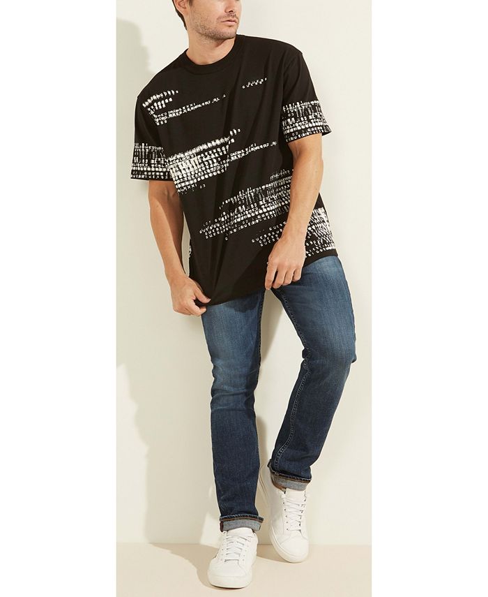 GUESS Type Texture Tee - Macy's