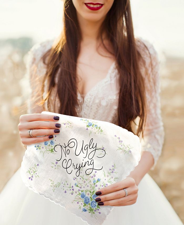 Boldfaced No Ugly Crying Handkerchief - Macy's