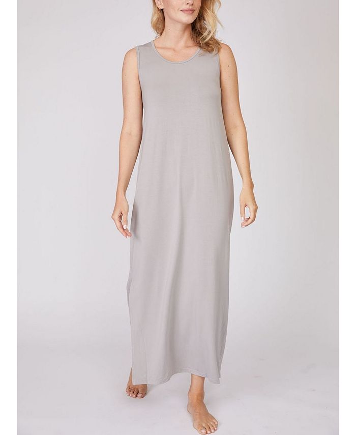 Pure Fiber Pleated Back Drape Dress - Macy's