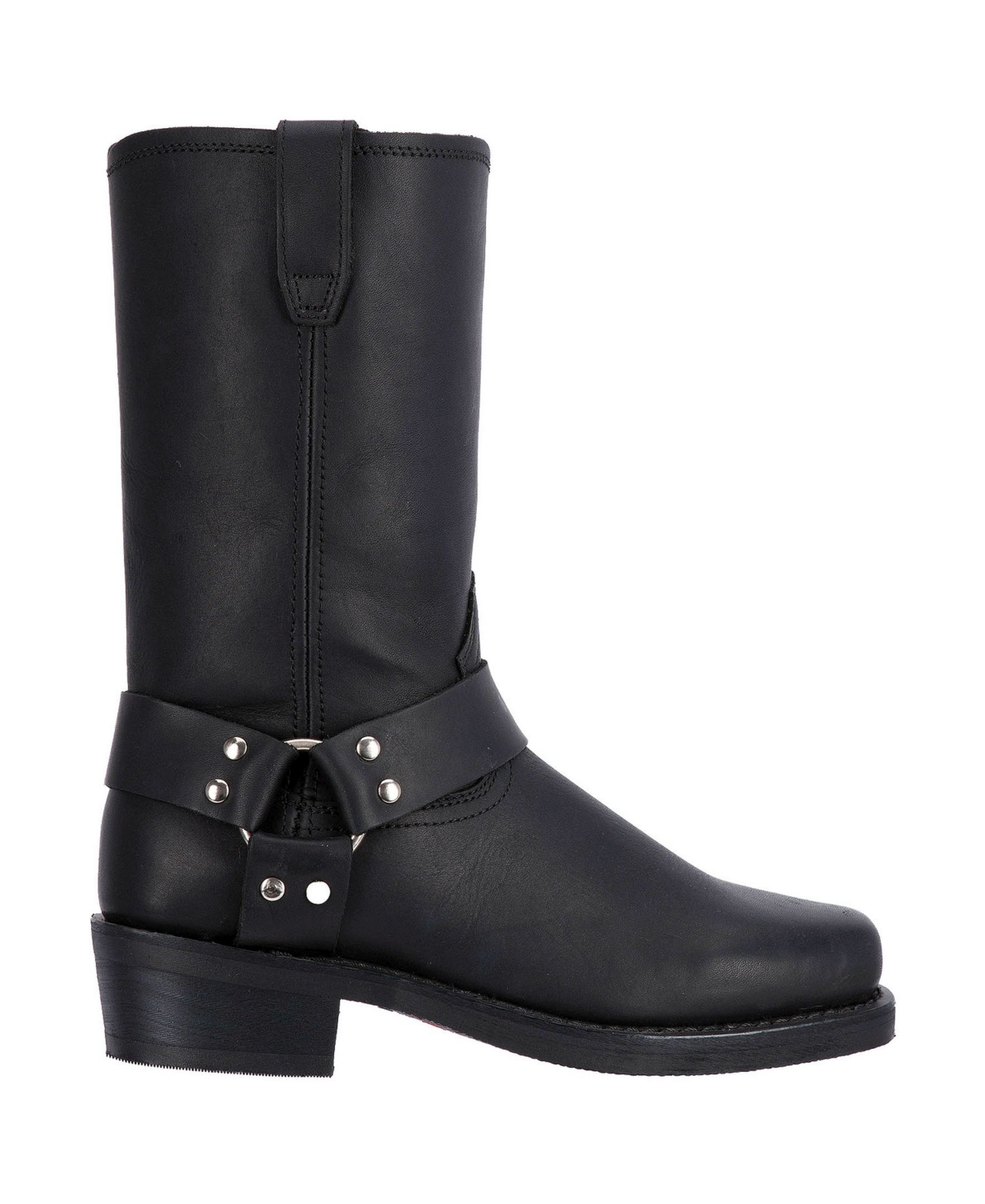 Click here for Dingo Mens Dean Leather Harness Boot - Black prices