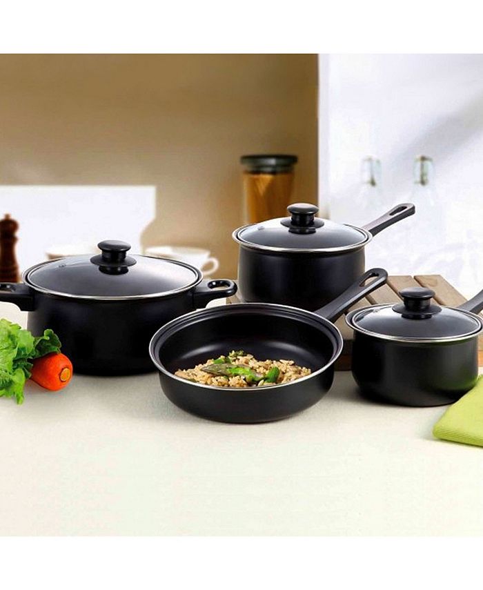 Gibson Home Chef Du Jour Non-Stick 7 Piece Cookware Set - Macy's