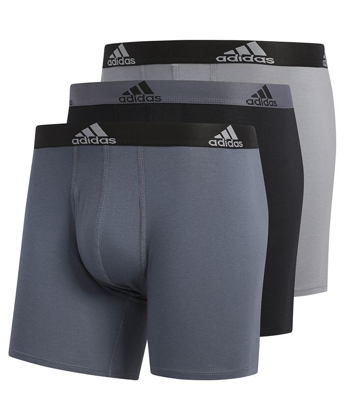 adidas Men's 3-Pk. Stretch Boxer Briefs - Macy's