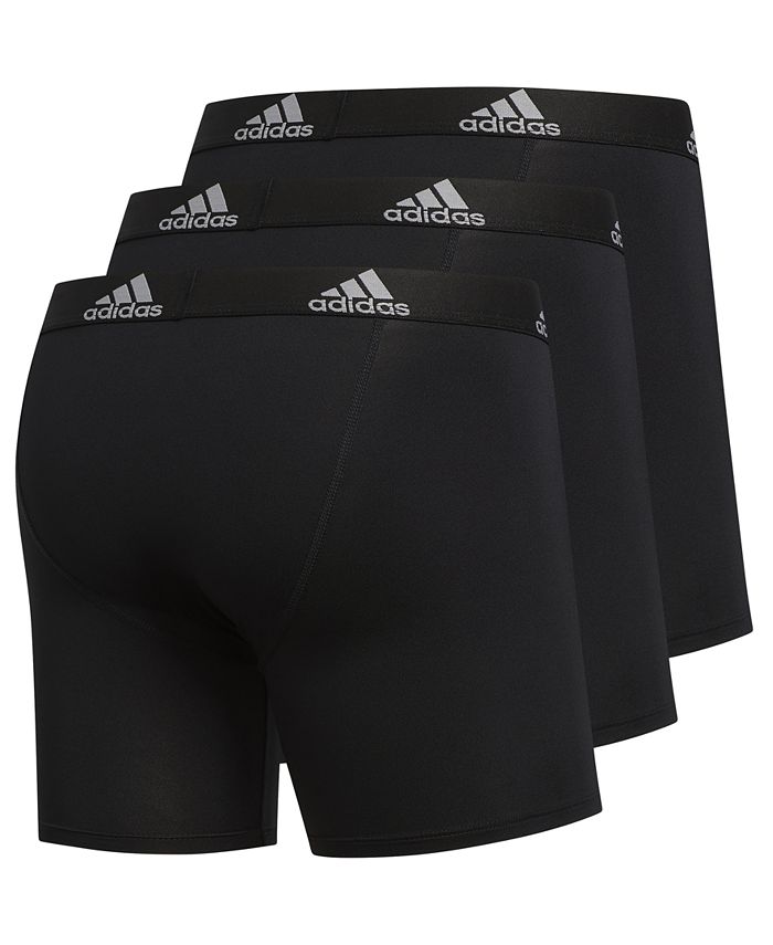 adidas Men's 3-Pk. Performance Boxer Briefs - Macy's