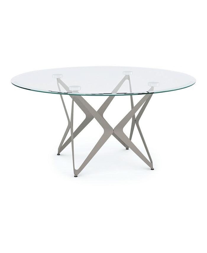 Furniture of America Alta Glass Top Coffee Table - Macy's