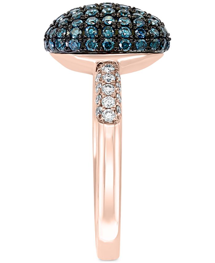 EFFY Collection EFFY® Blue Diamond (3/4 ct. t.w.) & White Diamond (1/5 ...