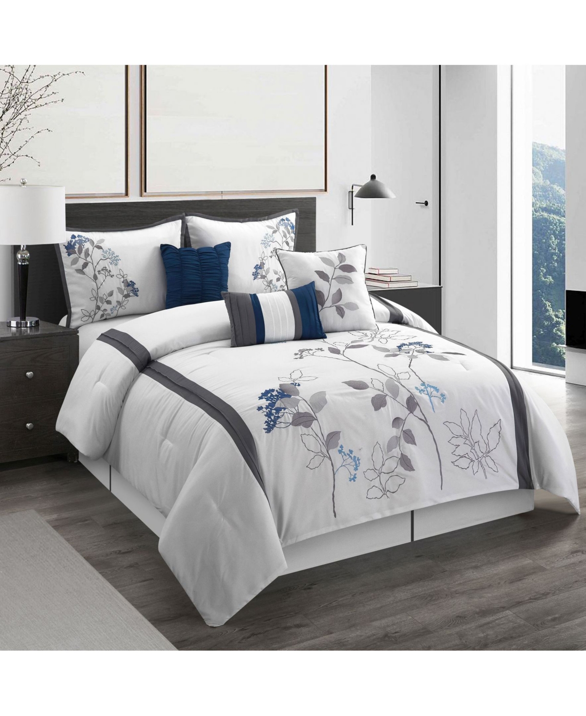 Click here for Stratford Park Lucy 7-Pc. Comforter Set  King - Wh... prices