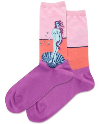 Hot Sox Pop Birth of Venus Crew Socks - Macy's