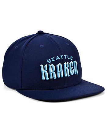 Authentic NHL Headwear Seattle Kraken Core Snapback Cap - Macy's