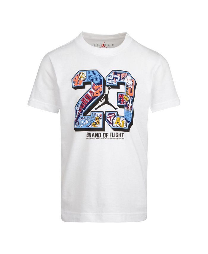 Jordan Big Boys 23 Varsity Patches Tee - Macy's