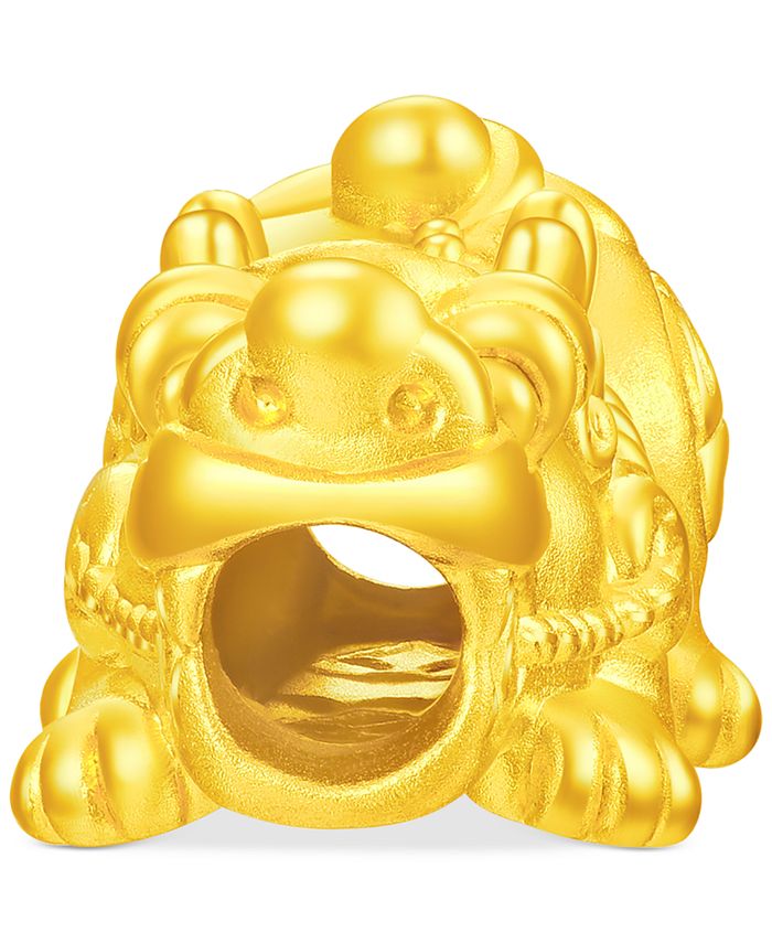 Chow Tai Fook Mythical Pixiu Charm Pendant in 24k Gold - Macy's