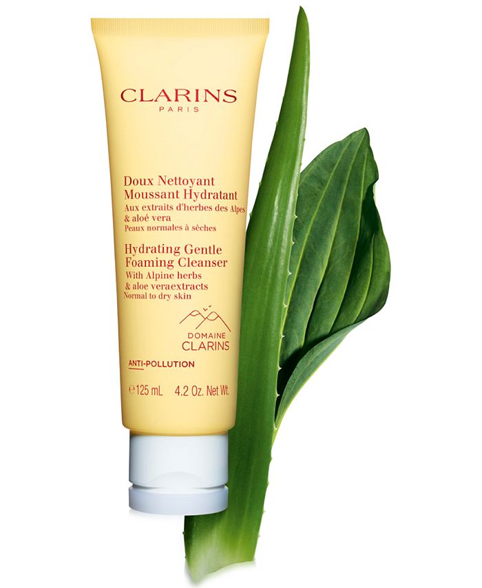 Clarins Hydrating Gentle Foaming Cleanser With Aloe Vera, 4.2 oz. - Macy's
