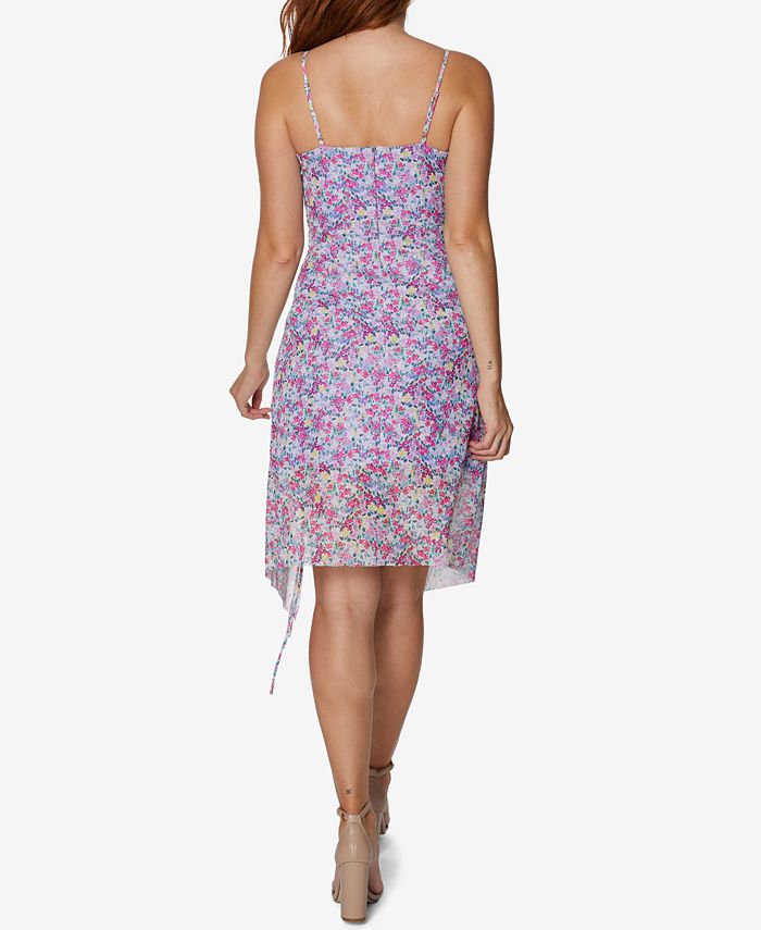BCBGeneration Surplice Side-Ruched Dress - Macy's