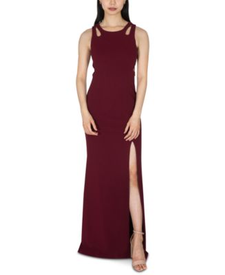 Dear Moon Juniors' Cutout Gown - Macy's