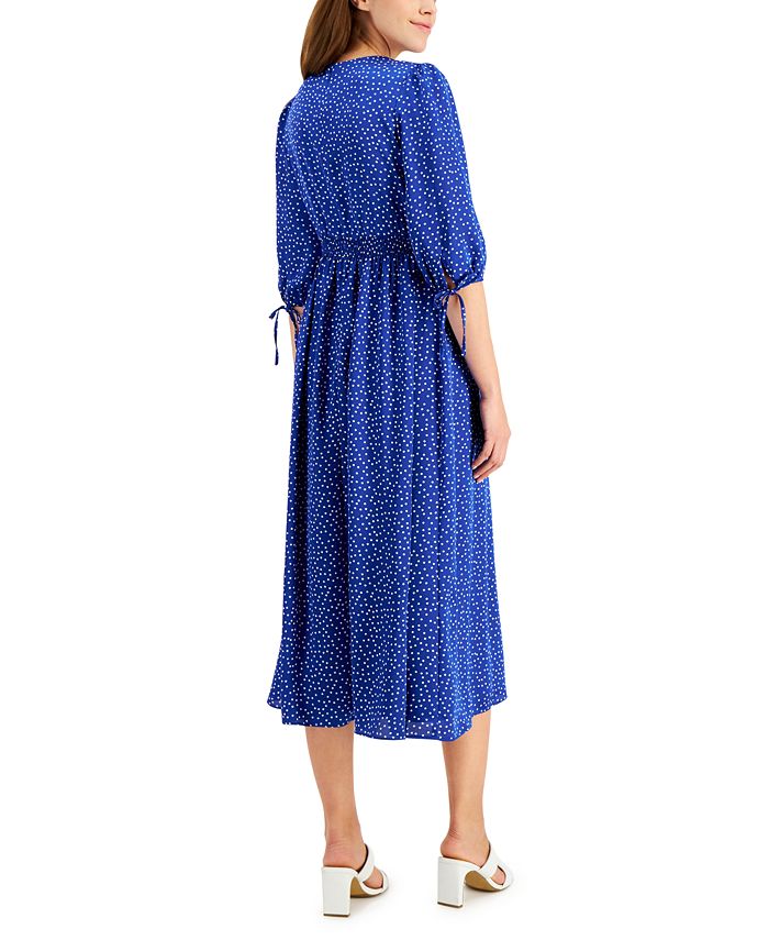 Taylor Petite V-Neck Printed Maxi Dress - Macy's