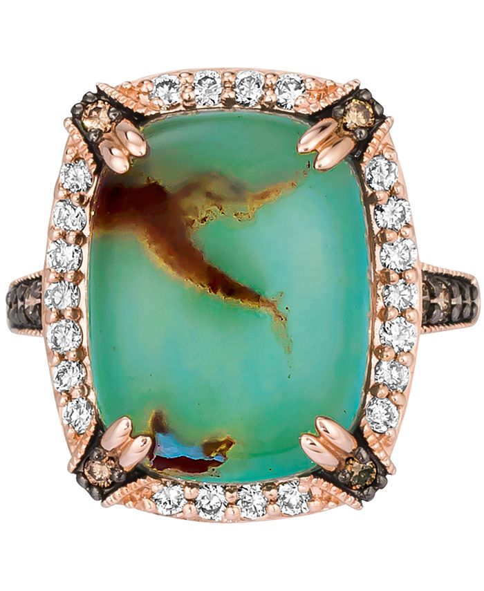 Le Vian Crème Brûlée® Aquaprase Candy & Diamond (5/8 ct. t.w ...