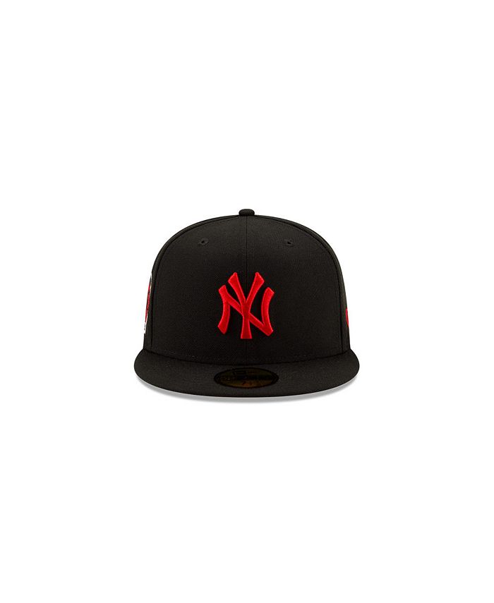 New Era New York Yankees Color UV Black and Red 59FIFTY Cap - Macy's