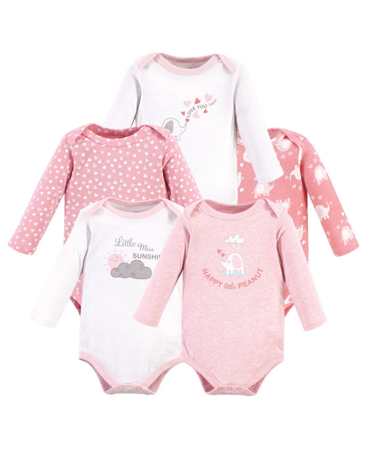 Click here for Luvable Friends Baby Girls Everyday Cotton All-In-... prices