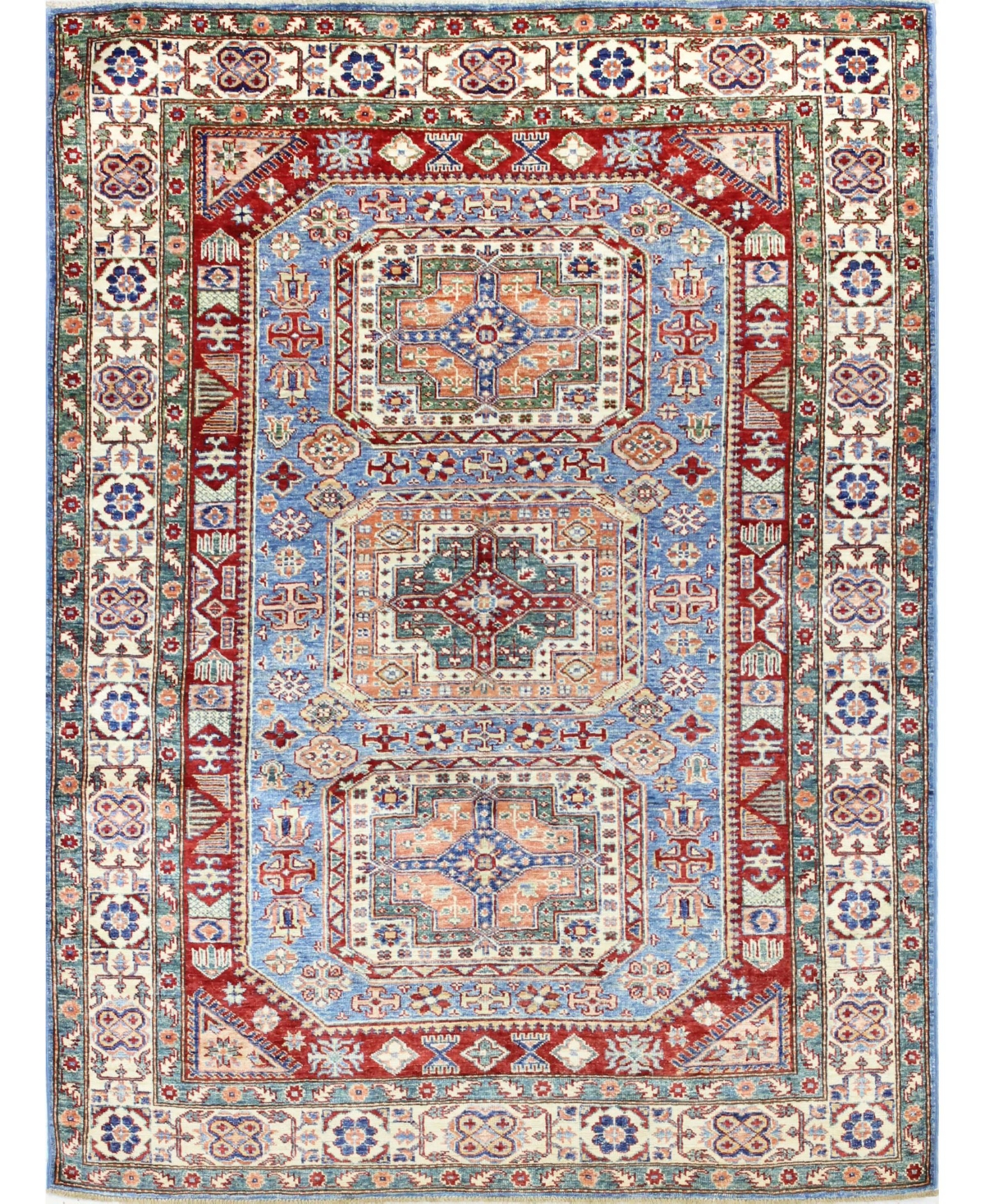 Click here for Bashian One of a Kind Fine Kazak 49 x 69 Area Rug... prices