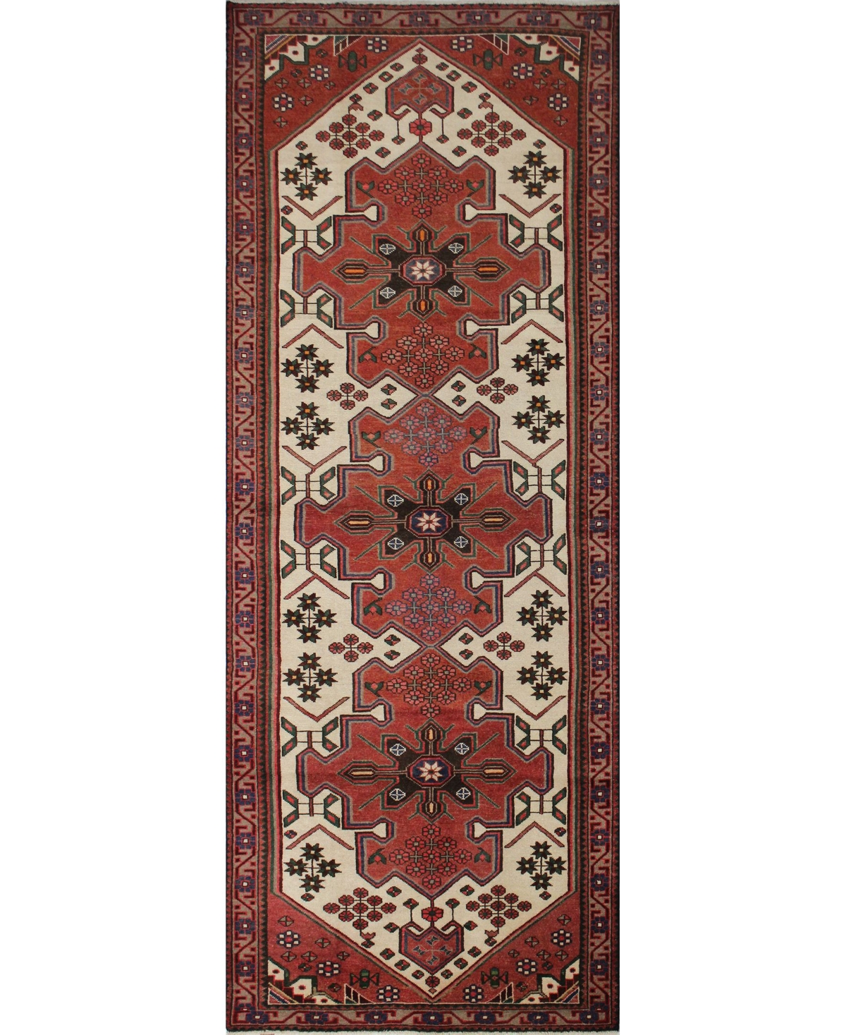 Click here for Bashian One of a Kind Hamadan 38 x 101 Runner Area... prices