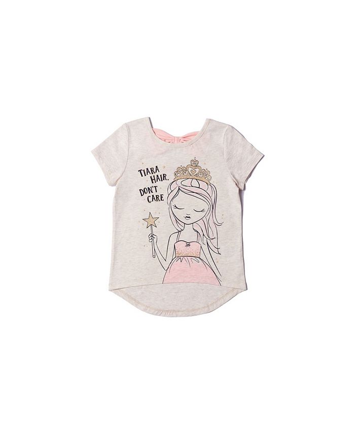Epic Threads Toddler Girls Short Sleeve Graphic and Text Tee - Macy's