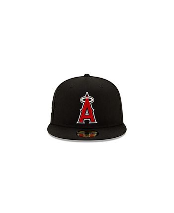 New Era Anaheim Angels Color UV 59FIFTY BLK/RED Cap - Macy's