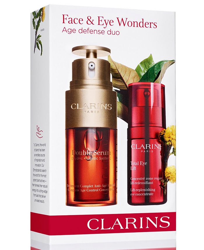 Clarins 2-Pc. Double Serum & Total Eye Lift Concentrate Set - Macy's